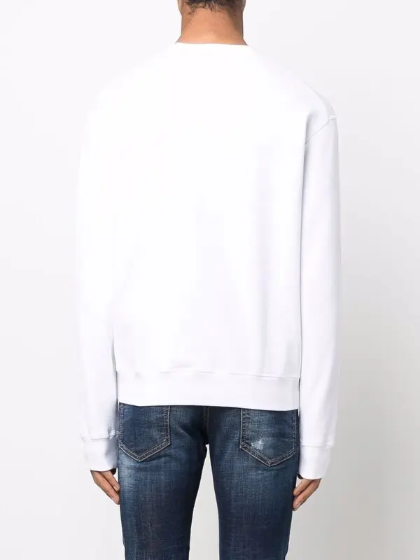 Dsquared2 Icon Jersey Sweatshirt - White