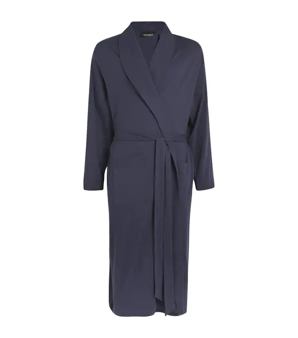 Hanro Night & Day Robe - Navy