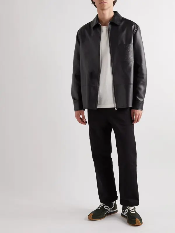 Loewe Straight-leg Cotton-blend Gabardine Cargo Trousers