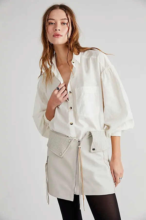 UNDERSTATED LEATHER Thelma Skirt