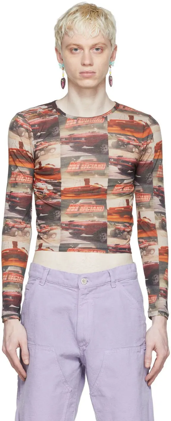 Marc Jacobs Multicolor Hi Octane Long Sleeve T-Shirt - Multi