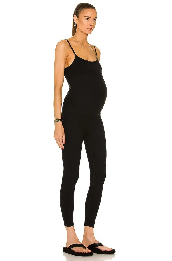 Beyond Yoga Spacedye Uplift Maternity Jumpsuit In Black