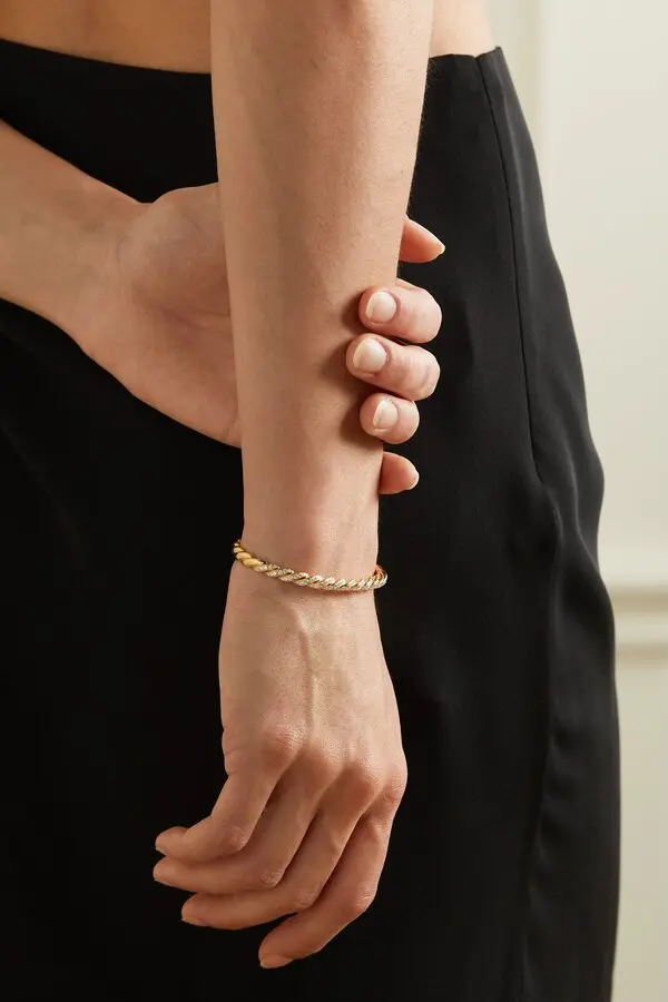 David Yurman Pavéflex 18-karat Diamond Bracelet