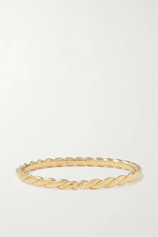 David Yurman Pavéflex 18-karat Diamond Bracelet