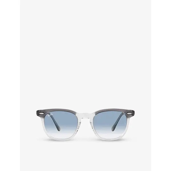 Ray-ban Hawkeye Square-frame Acetate Sunglasses - Grey