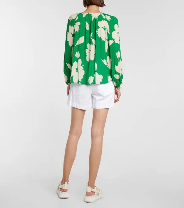 Velvet By Graham & Spencer Vikki Printed Blouse