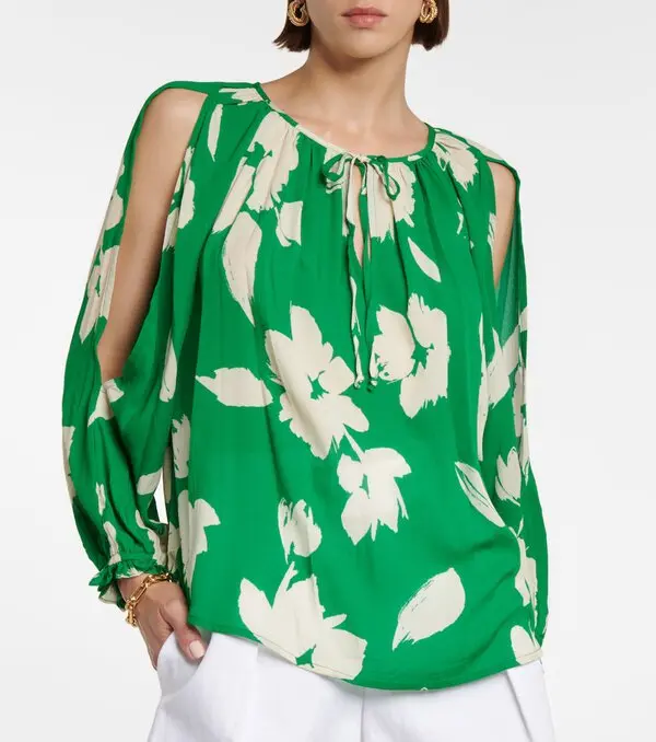 Velvet By Graham & Spencer Vikki Printed Blouse