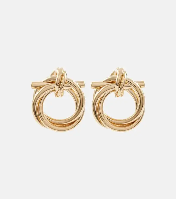 FERRAGAMO Gancio Rope Stud Earrings - Gold