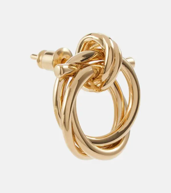 FERRAGAMO Gancio Rope Stud Earrings - Gold
