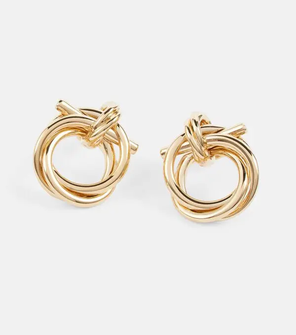 FERRAGAMO Gancio Rope Stud Earrings - Gold
