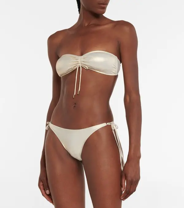 Melissa Odabash Florence Bikini Bottoms - Gold