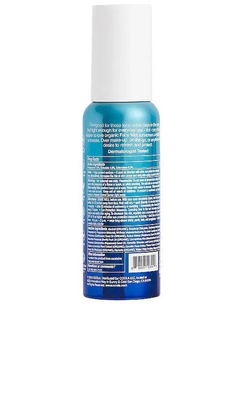 COOLA Classic Face Sunscreen Mist Spf 50