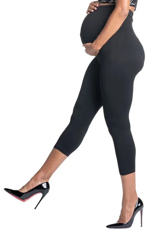 PREGGO LEGGINGS Mom's Night Out Maternity Crop Leggings