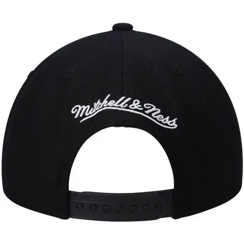 Mitchell & Ness Sacramento Kings Hardwood Classics Script 2.0 Snapback Hat - Black