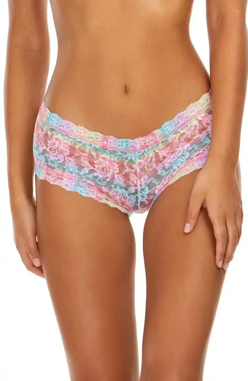 Hanky Panky Print Signature Lace Boyshorts - Bohemian Stripe