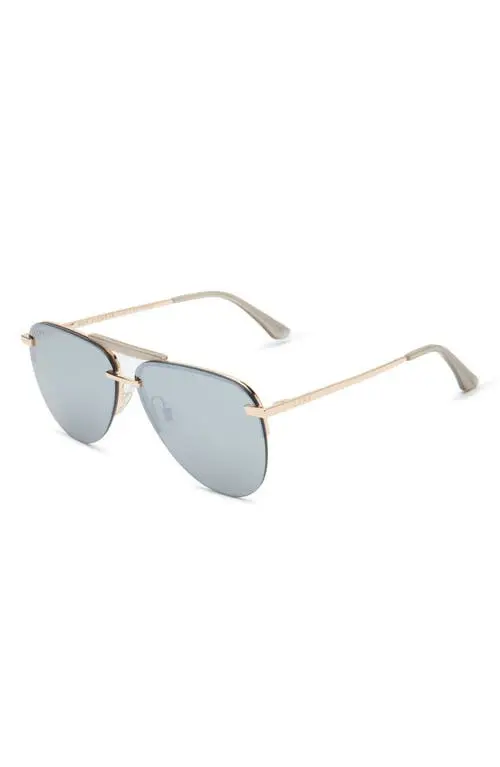DIFF Tahoe 65mm Oversized Aviator Sunglasses