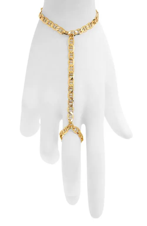 VIDAKUSH Mini Corazon Hand Chain - Gold