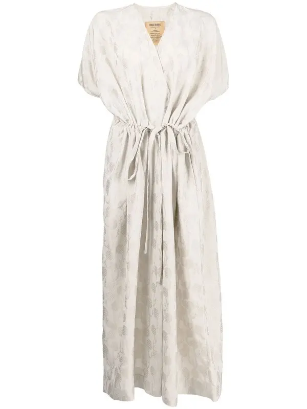UMA WANG Floral-print Short-sleeve Dress