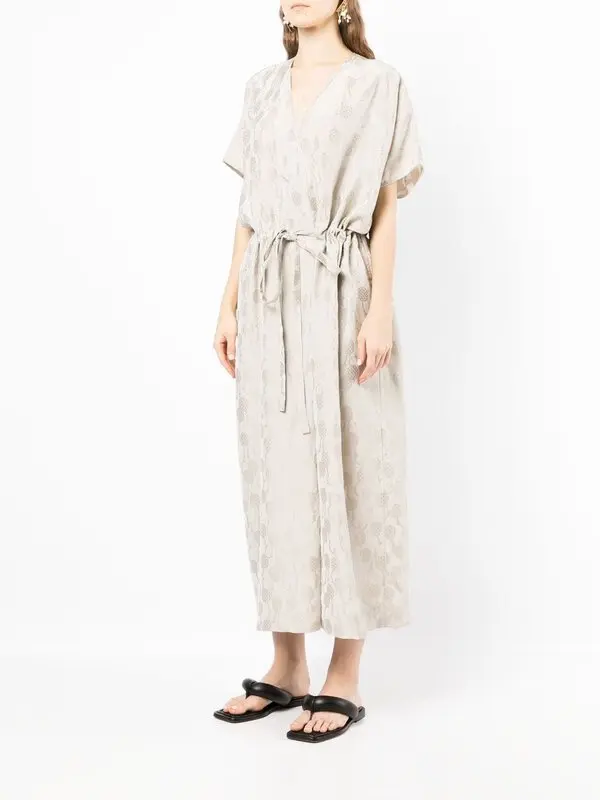UMA WANG Floral-print Short-sleeve Dress