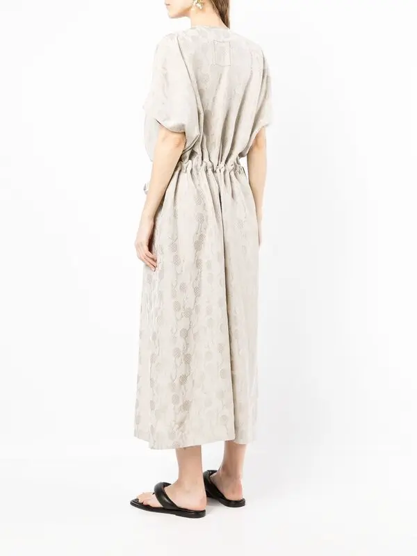 UMA WANG Floral-print Short-sleeve Dress
