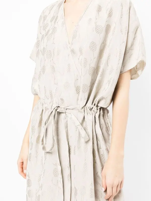 UMA WANG Floral-print Short-sleeve Dress