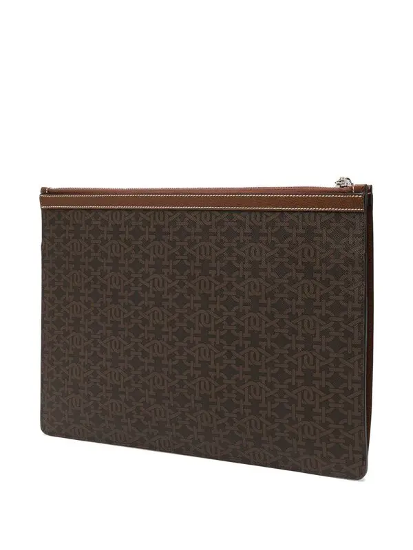 Bally Bollis Logo-print Clutch