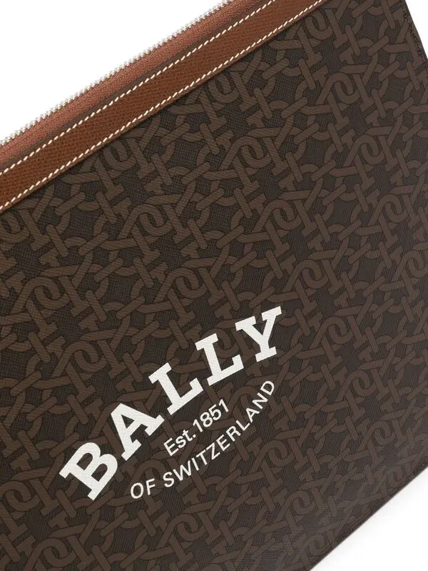 Bally Bollis Logo-print Clutch