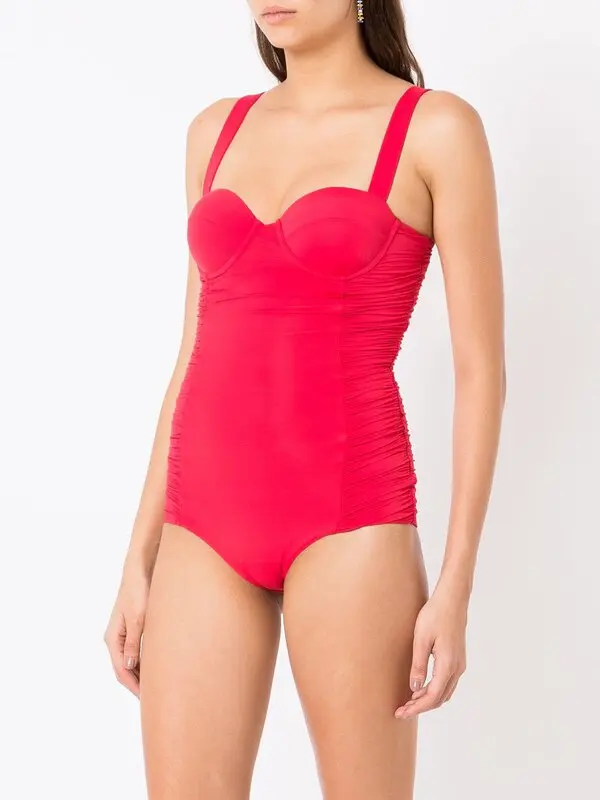 Isolda Ruched-detail Swimsuit