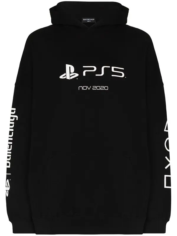 Balenciaga Graphic-print Hoodie