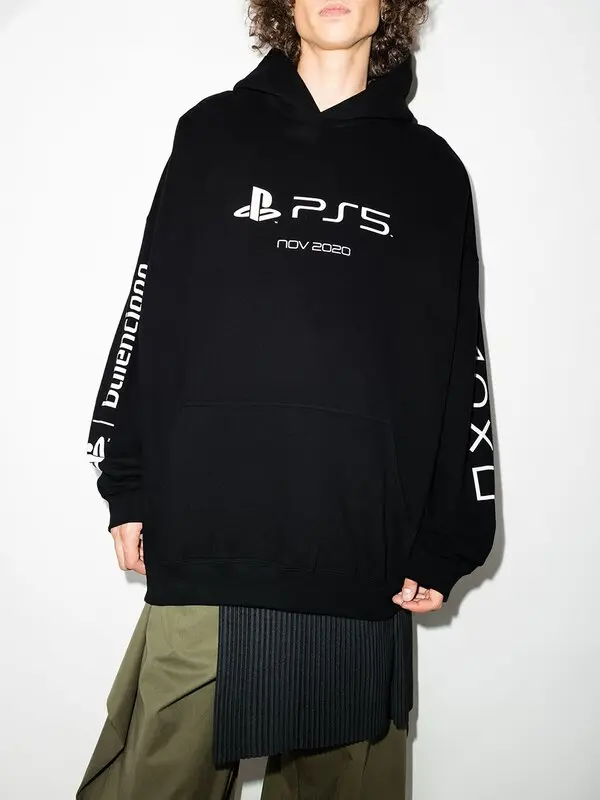 Balenciaga Graphic-print Hoodie