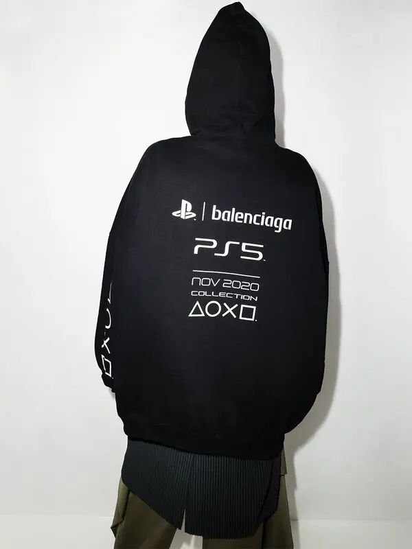 Balenciaga Graphic-print Hoodie