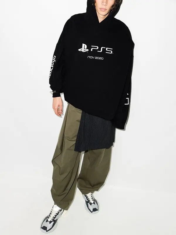 Balenciaga Graphic-print Hoodie