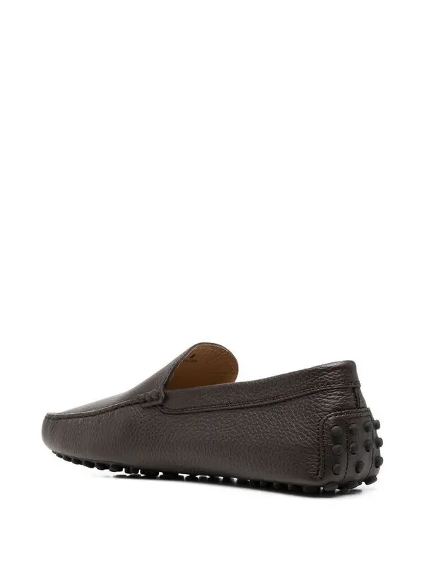 TOD'S Gommino Leather Driving Shoes - Brown
