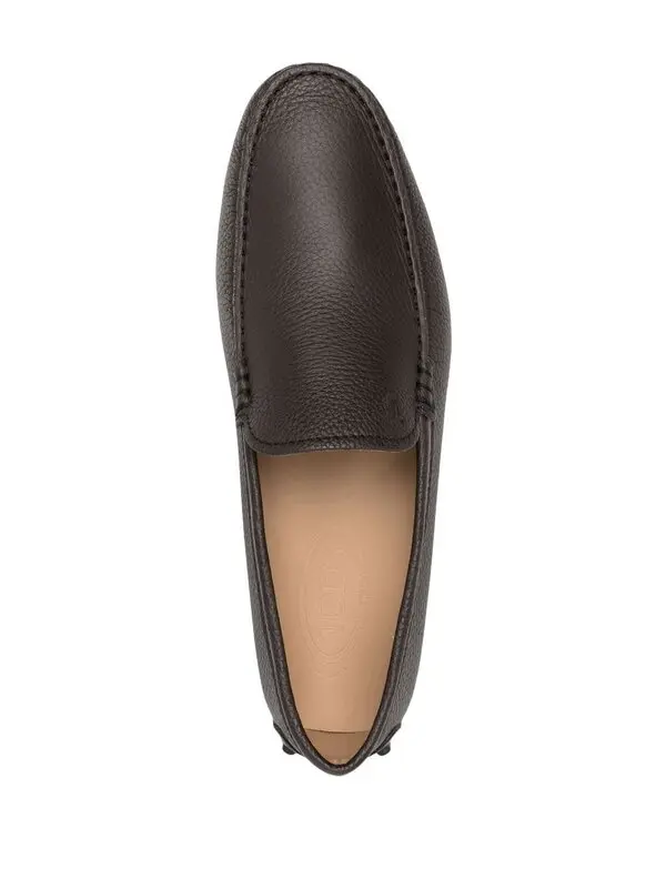 TOD'S Gommino Leather Driving Shoes - Brown