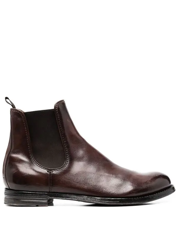 Officine Creative Anatomia Leather Chelsea Boots