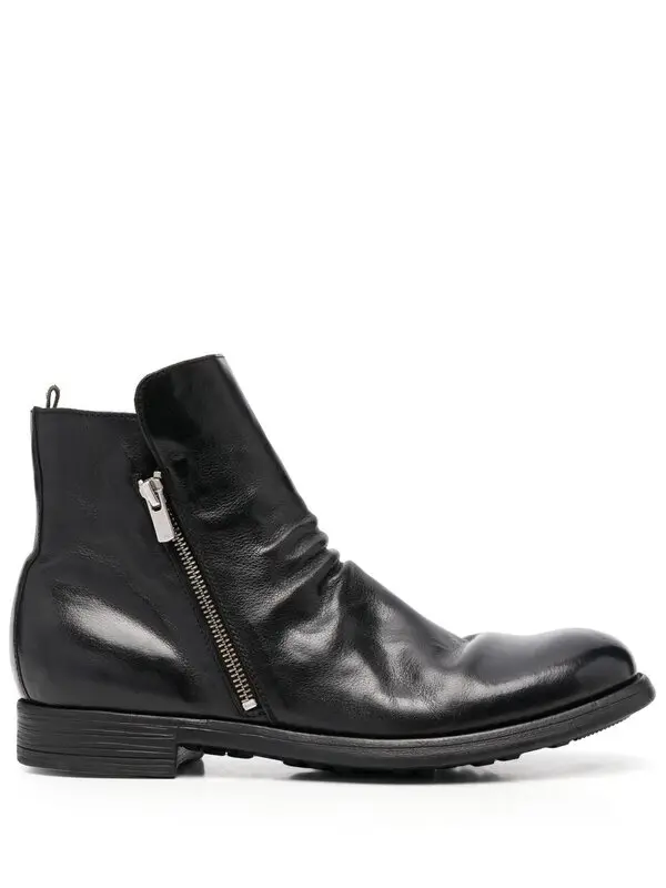 Officine Creative Leather Ankle Boots