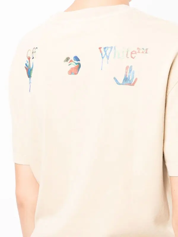 Off-White Logo-print Cotton T-shirt