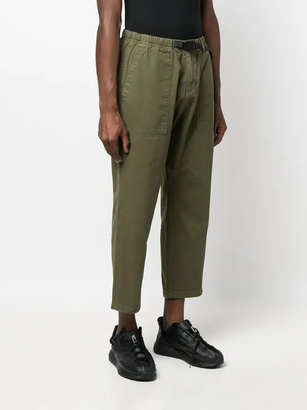 Gramicci Elasticated Drawstring-waistband Trousers - Olive