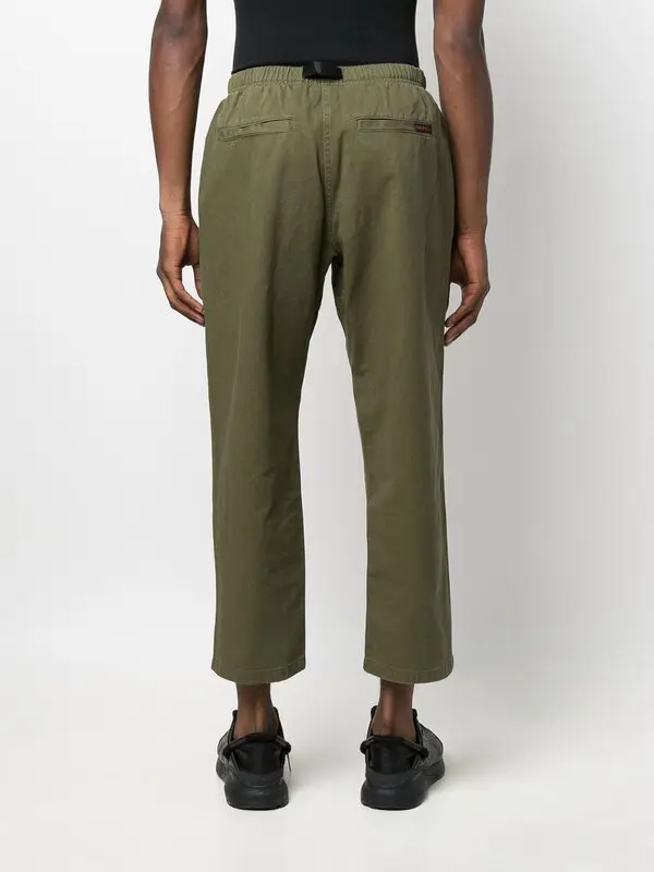 Gramicci Elasticated Drawstring-waistband Trousers - Olive
