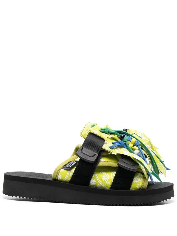 ALANUI X SUICOKE Paisley-print Fringed Sandals