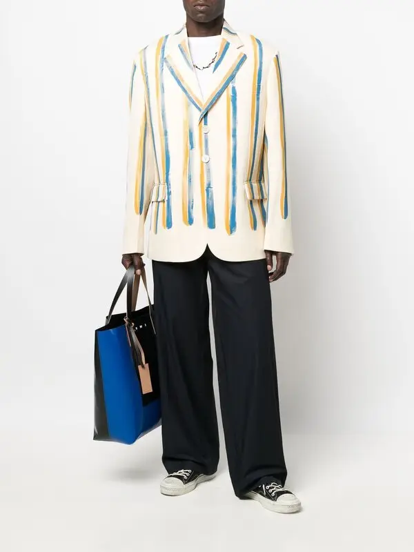 Marni Single-breasted Blazer - Yellow