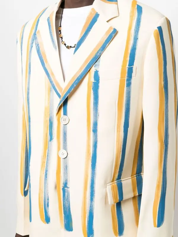 Marni Single-breasted Blazer - Yellow