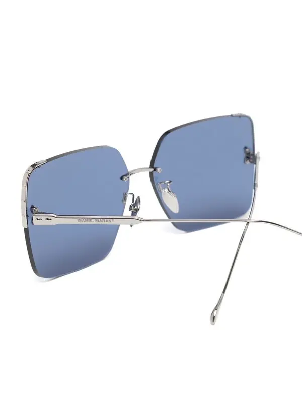 Isabel Marant Im0081s Rimless Sunglasses In Blue - 60% Off  display picture 3