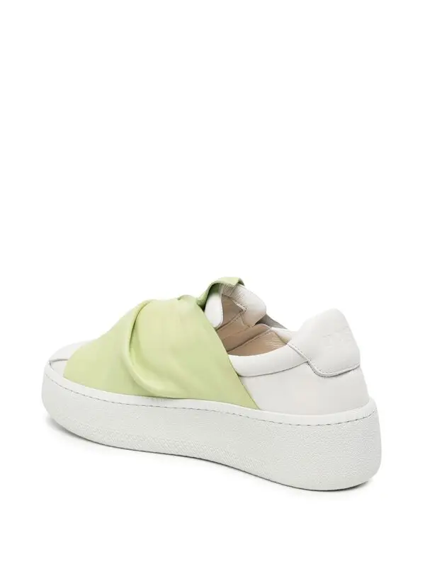 Ports 1961 Two-tone Knot-detail Loafers - White