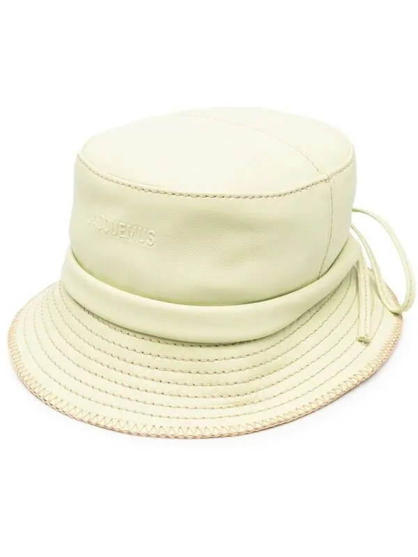 Jacquemus Le Bob Gadjo Leather Bucket Hat