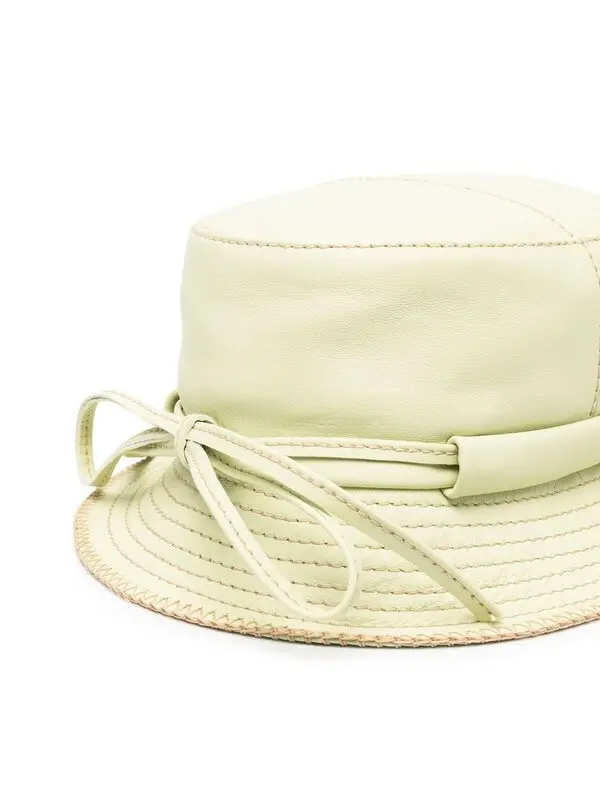 Jacquemus Le Bob Gadjo Leather Bucket Hat