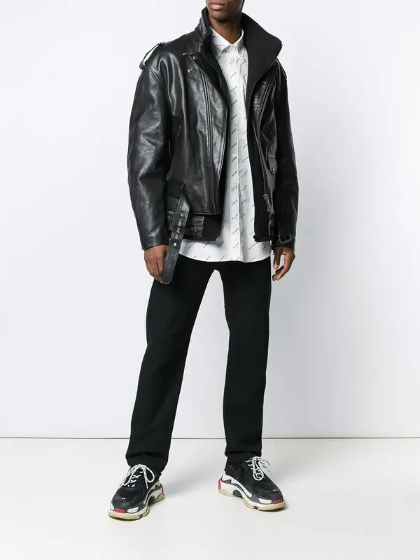 Balenciaga All-over Logo Shirt