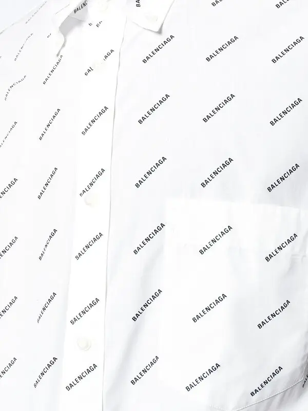 Balenciaga All-over Logo Shirt