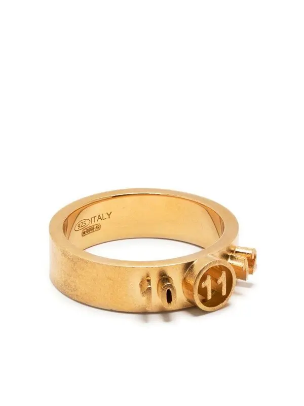 MAISON MARGIELA Numerical Engraved Ring - Gold
