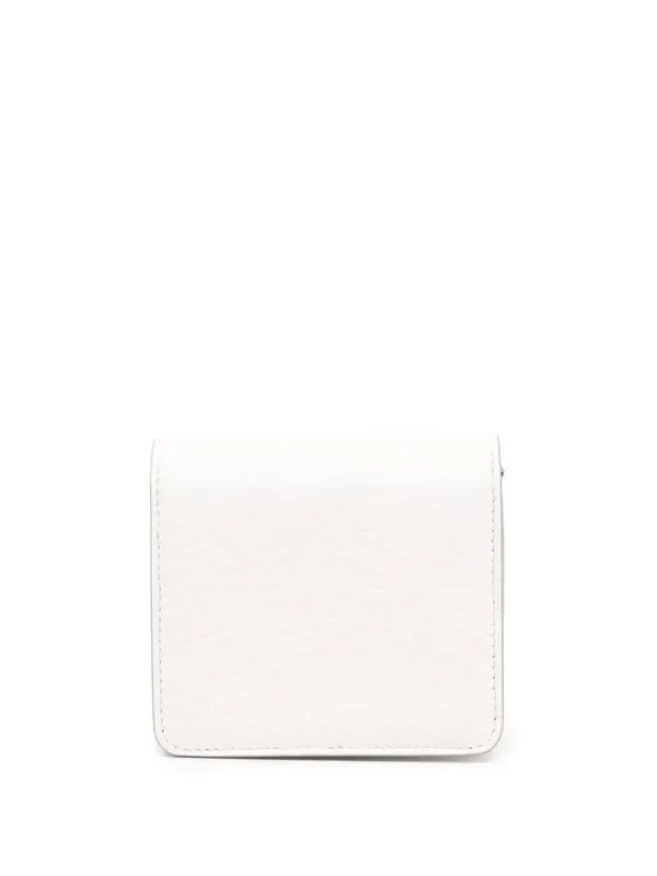 MAISON MARGIELA Four-stitch Leather Chain Wallet - White